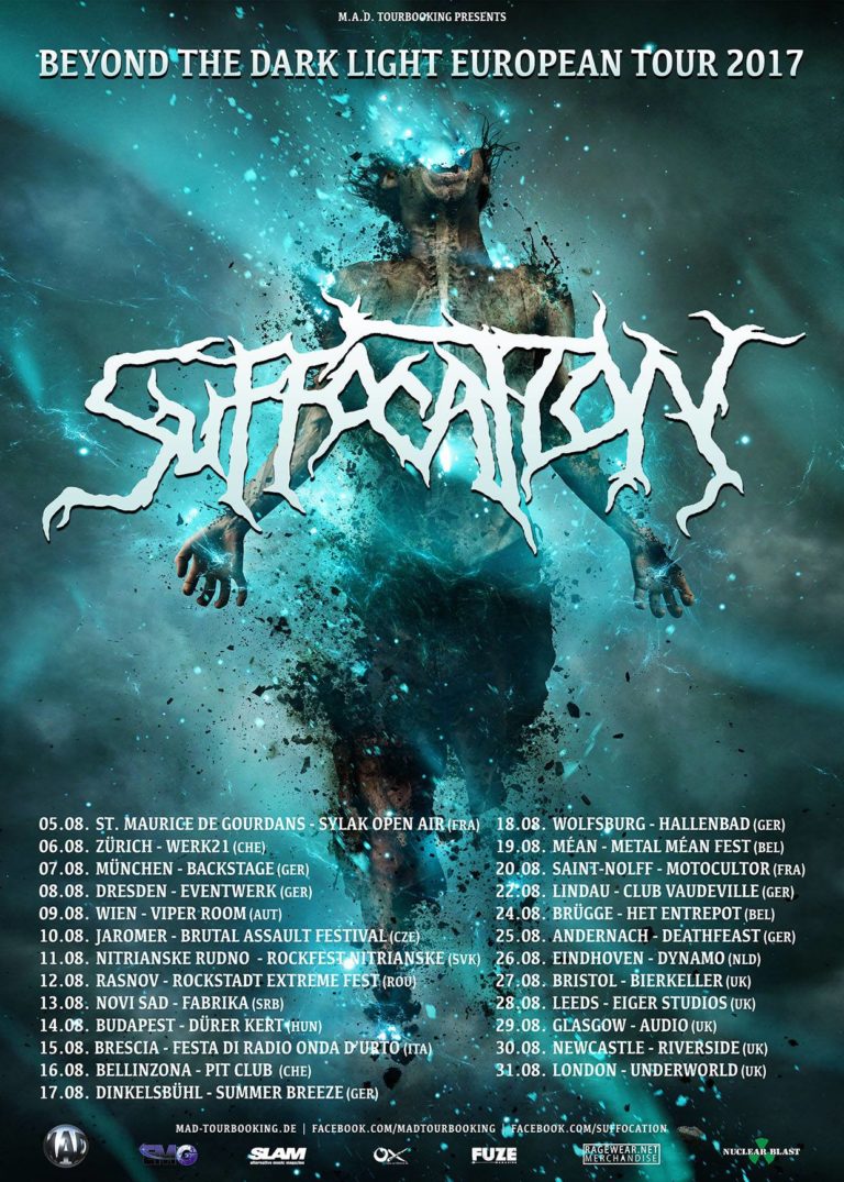 Death Metal Underground » Suffocation 2017 European Tour Flyer