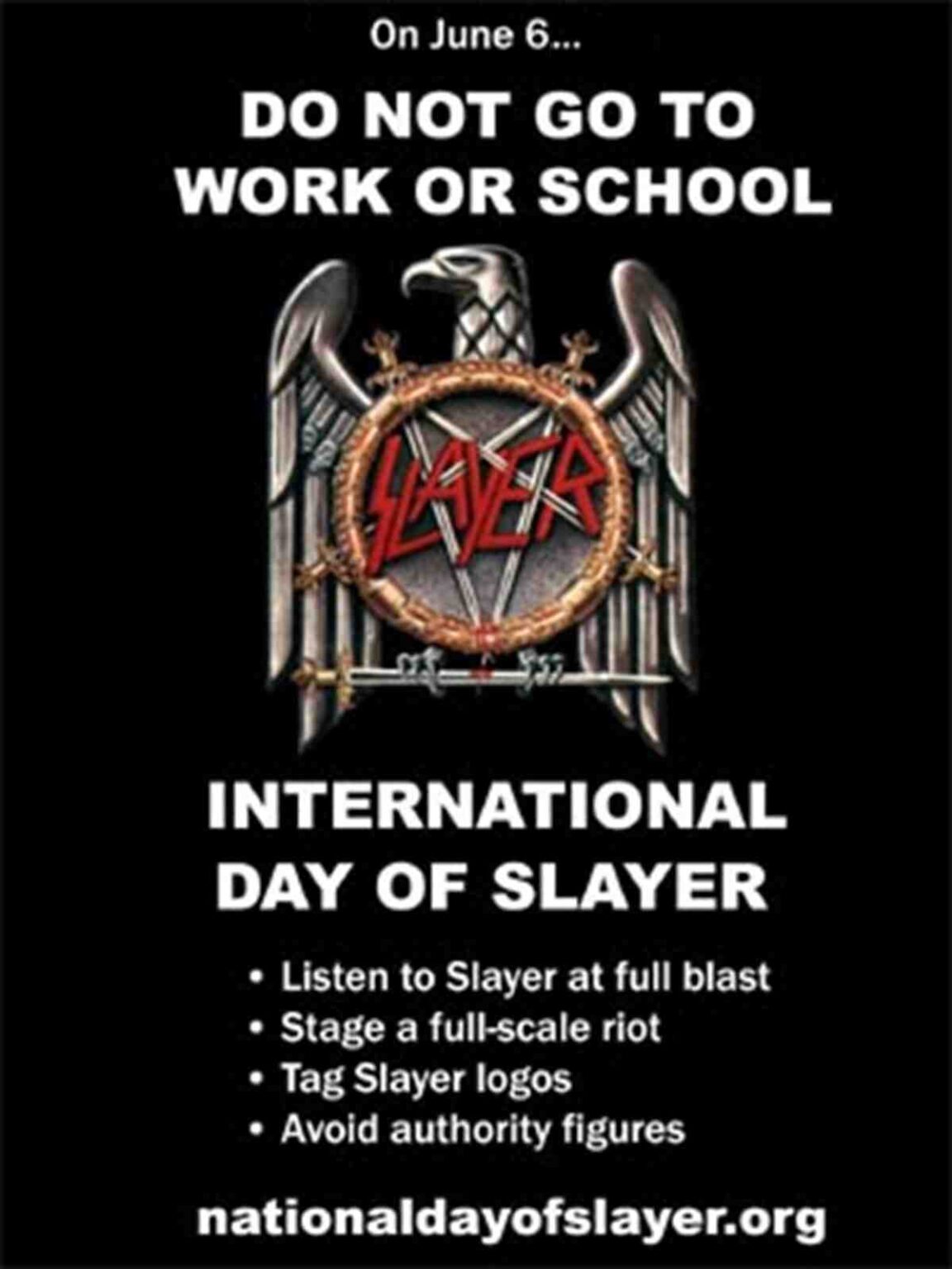 Death Metal Underground » International Day of Slayer (2026)