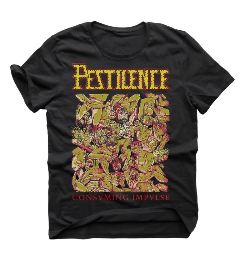 Death Metal Underground » Pestilence – Consuming Impulse Shirts